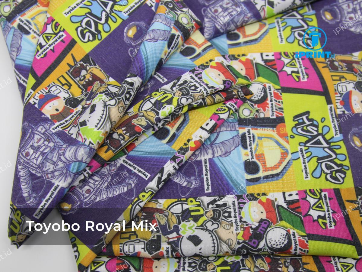 Bahan Kain Toyobo Royal Mix dan Kelebihannya - iPrint