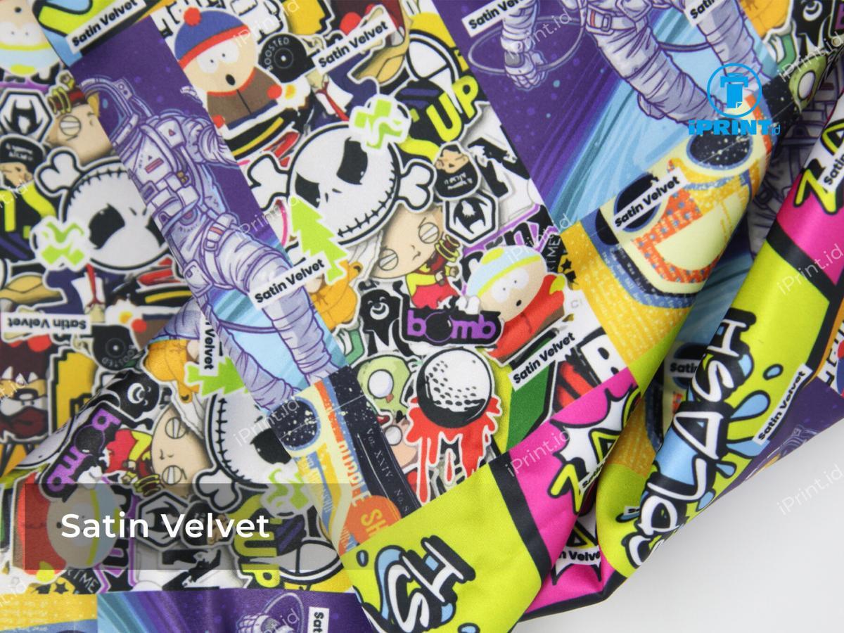 Bahan Kain Satin Velvet dan Keunggulannya - iPrint
